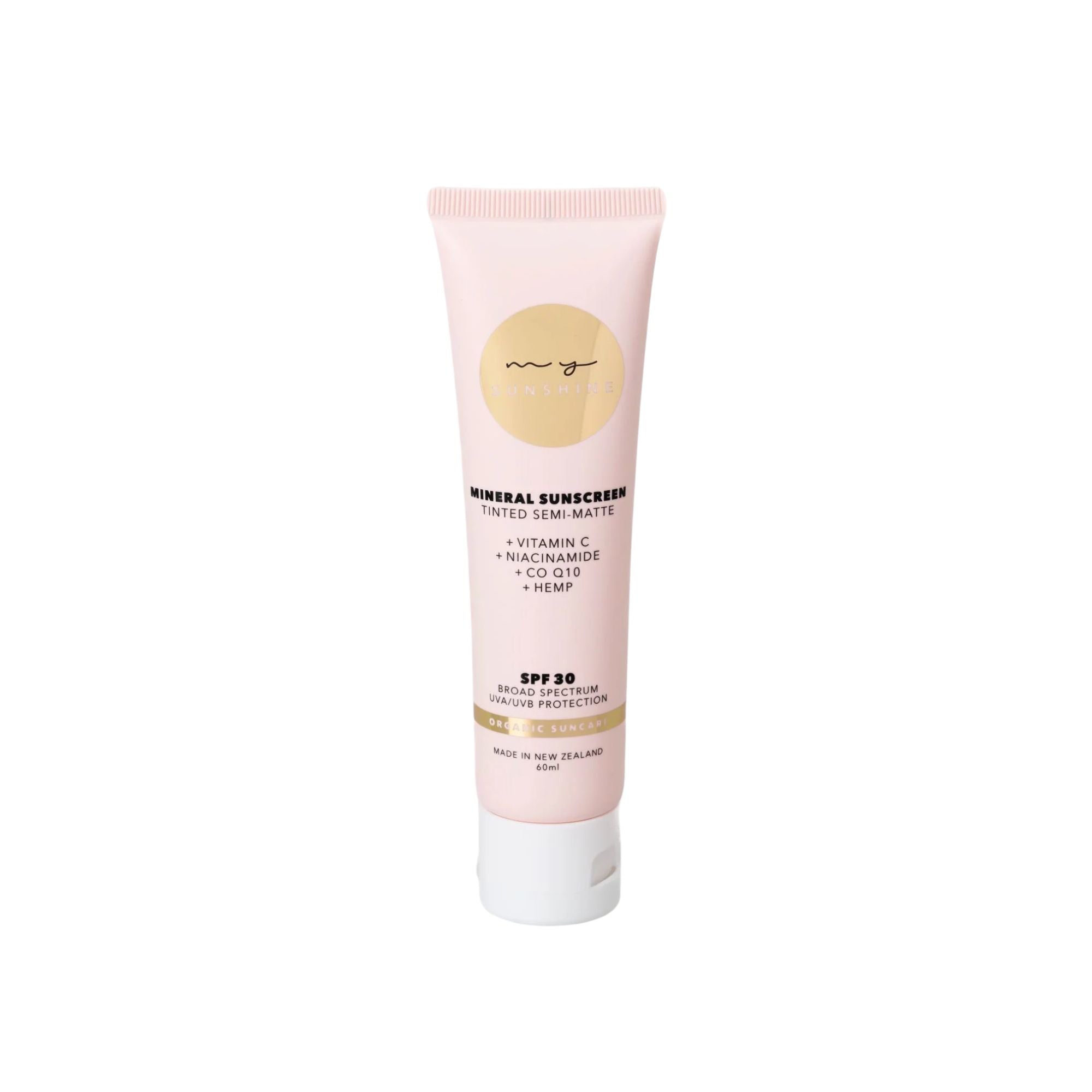 Natural Sunscreen - Tinted Semi-Matte SPF30 (60ml) – Slowood