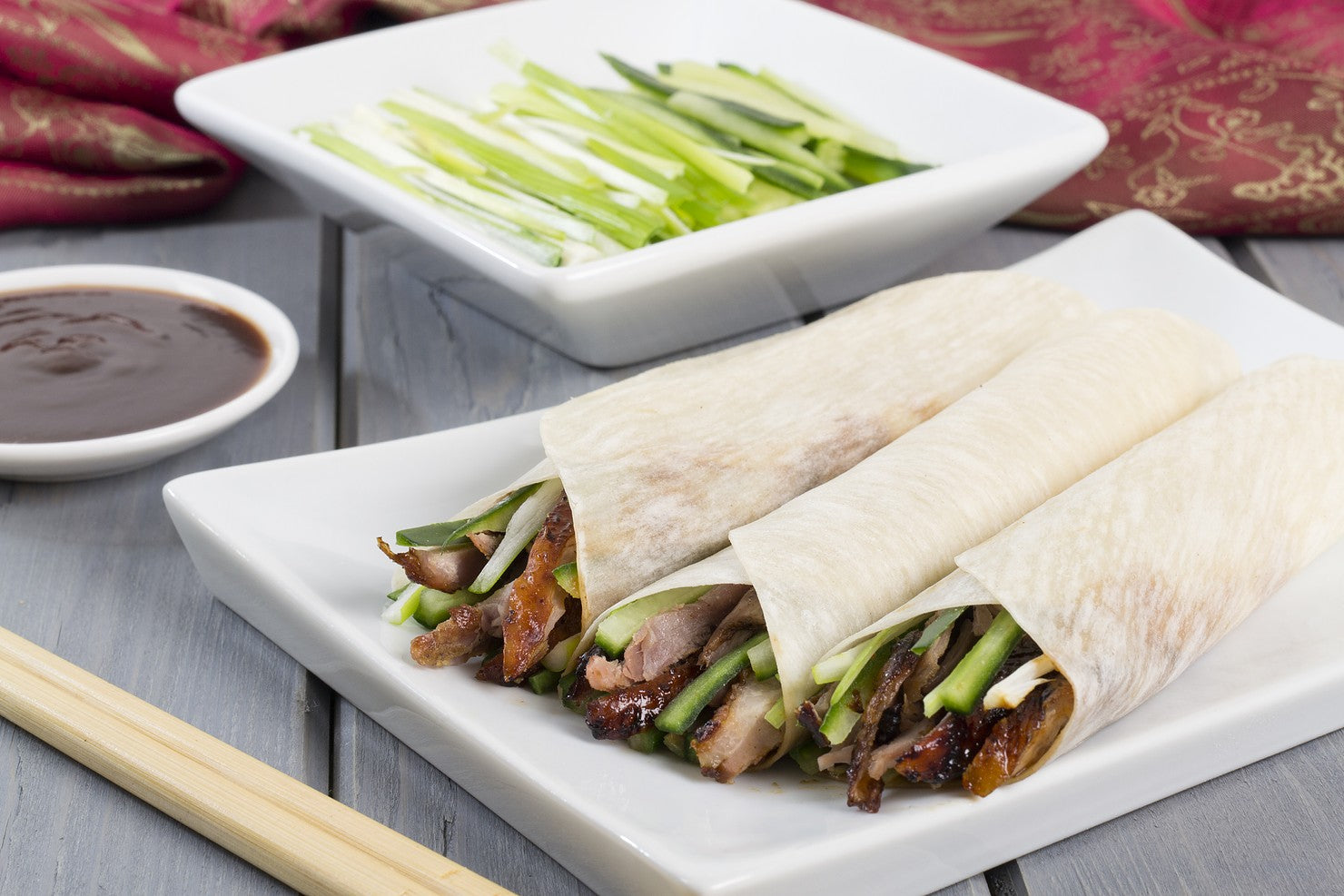 Duck Wraps With Plum Sauce | Slo-recipe | Slowood