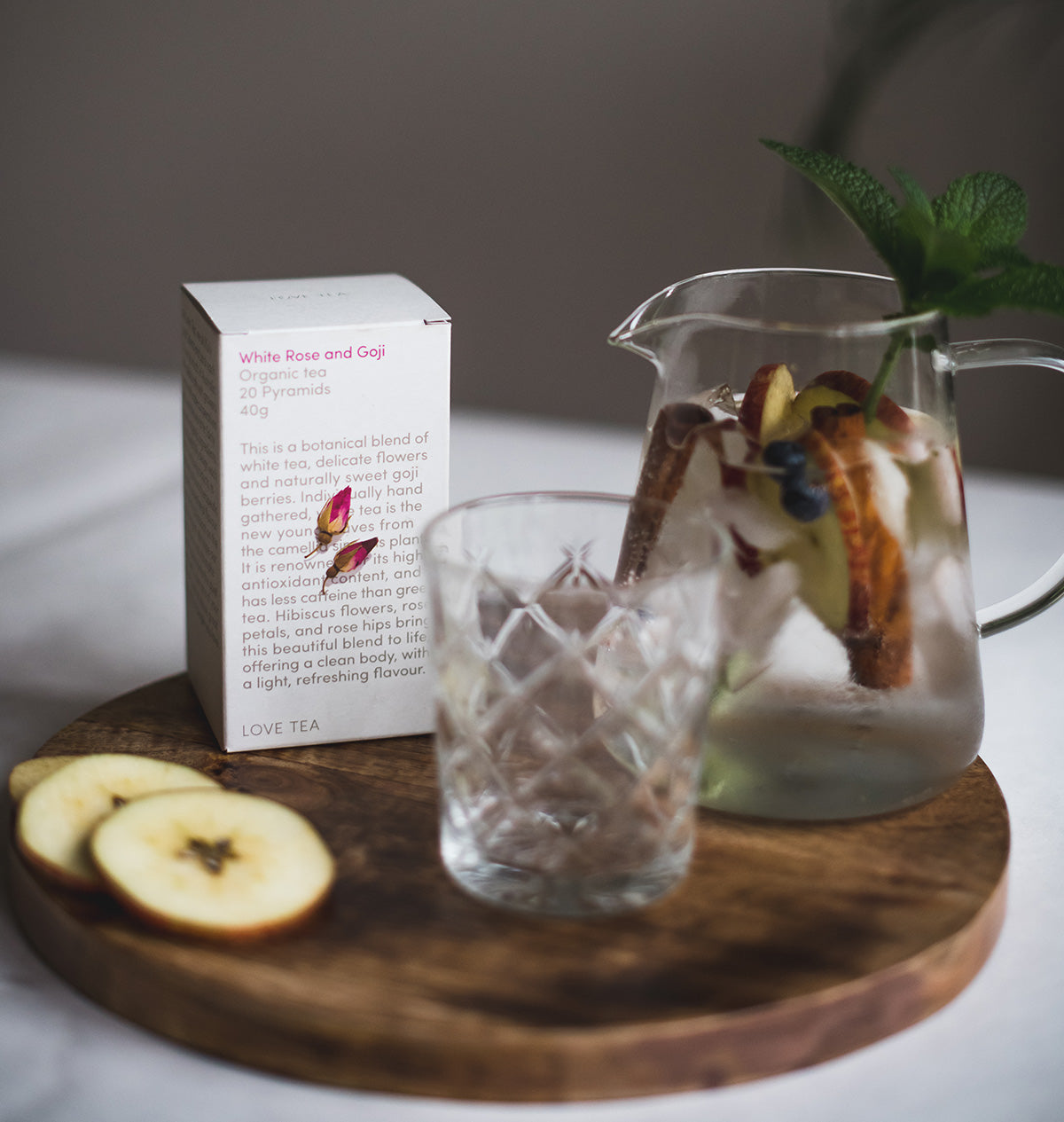 Summer Tea – White Rose and Goji | Slo-recipe | Slowood