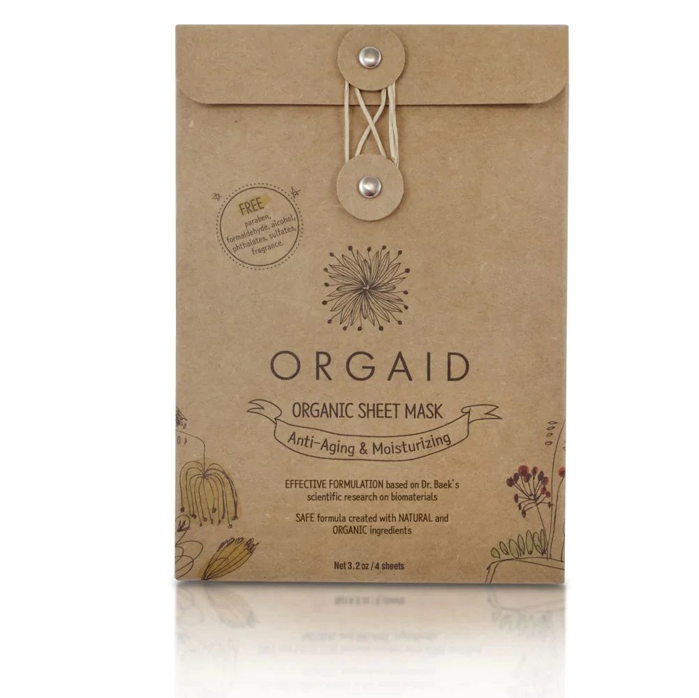 Organic Sheet Mask - Anti-Aging & Moisturizing (4-pack) – Slowood