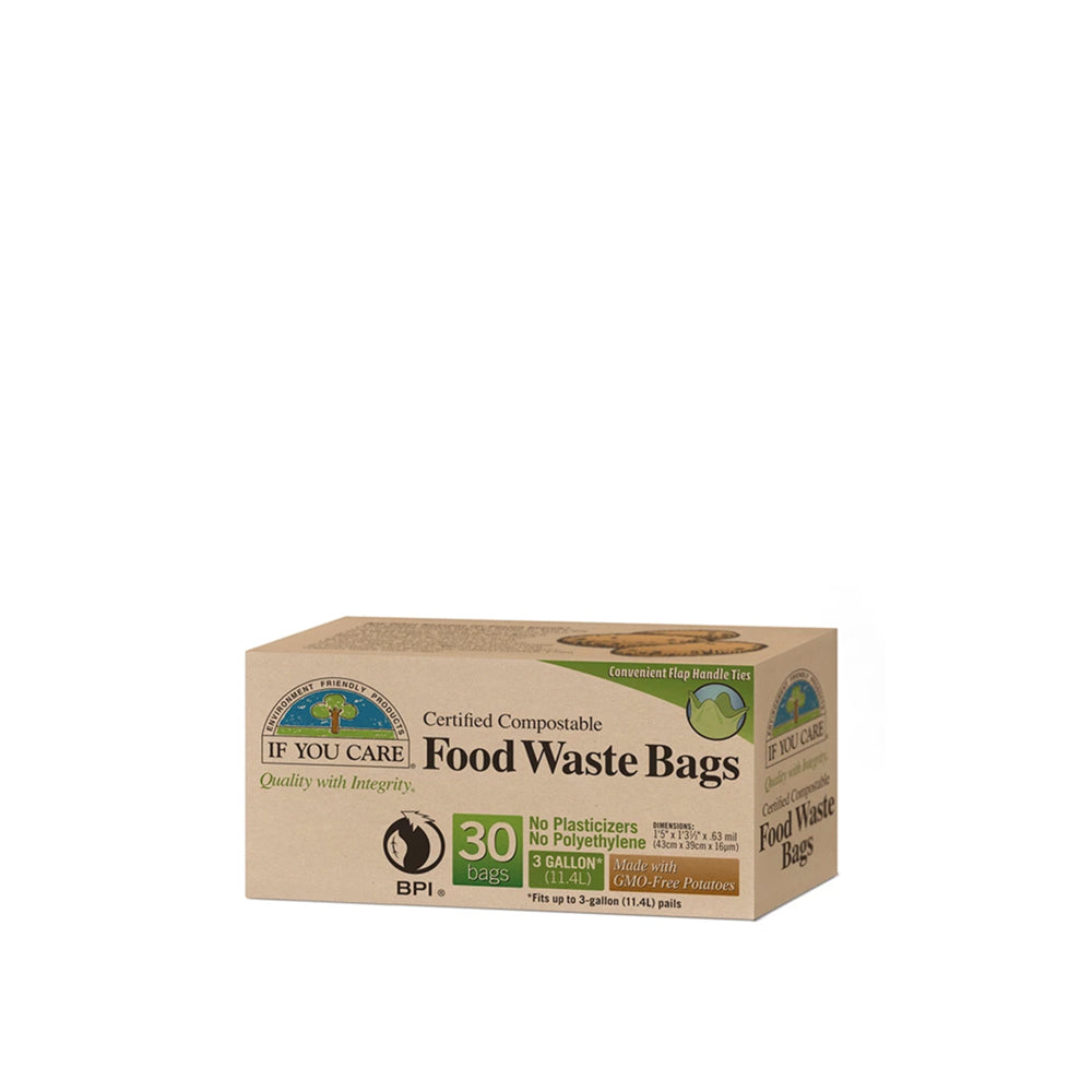 Certified Compostable Food Waste Bags (3 Gal) | Slowood
